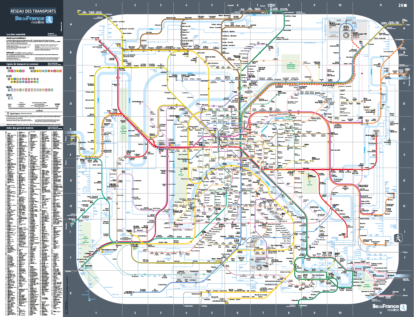 Map Of Paris France Train Stations Infoupdate